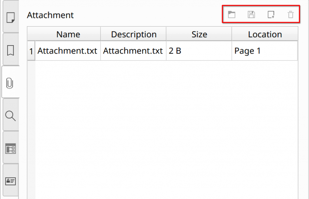 Attaching a file as a comment to PDF