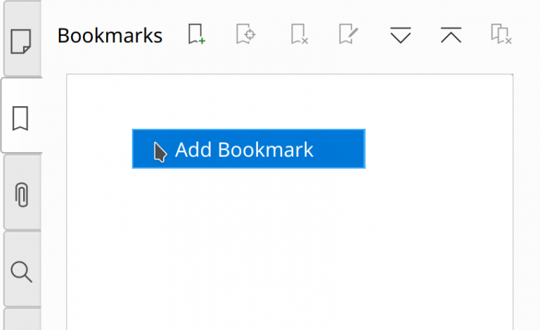 Create and Edit Bookmarks in PDF documents