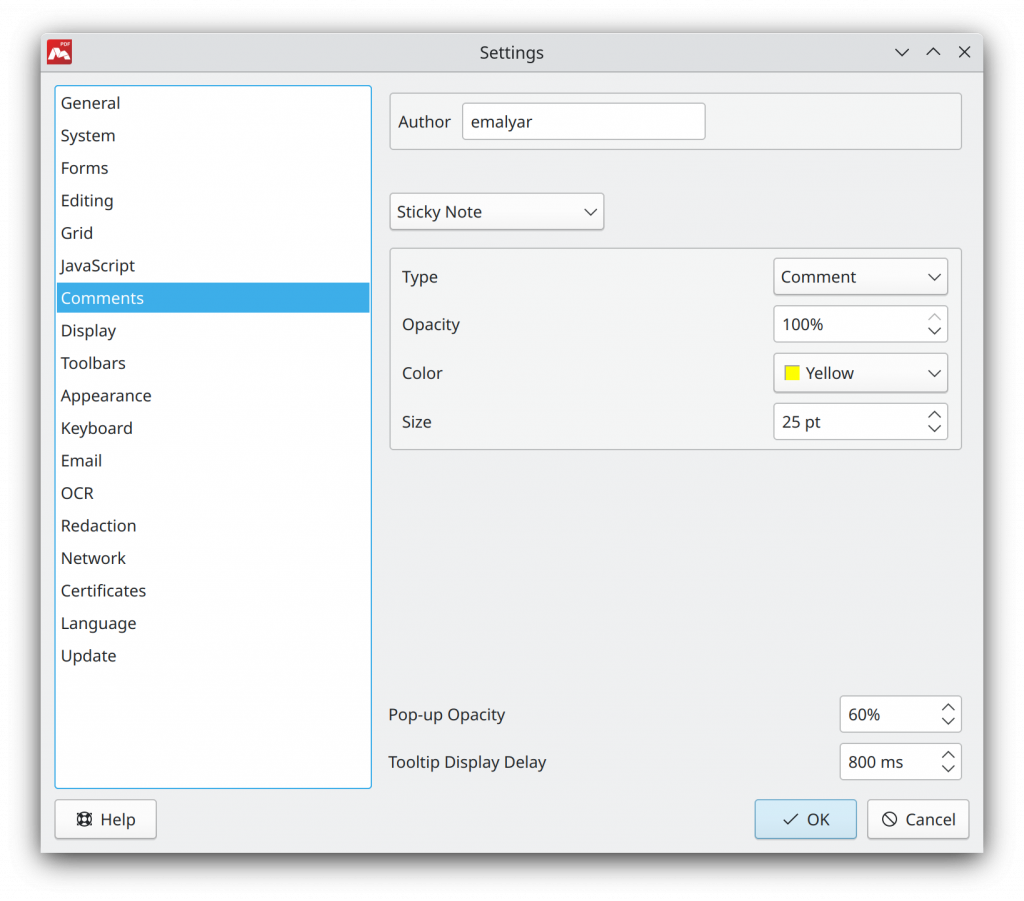 Master PDF Editor - Preferences