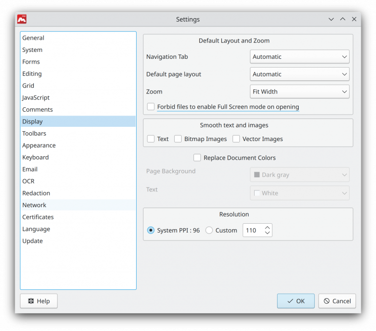 Master PDF Editor - Preferences