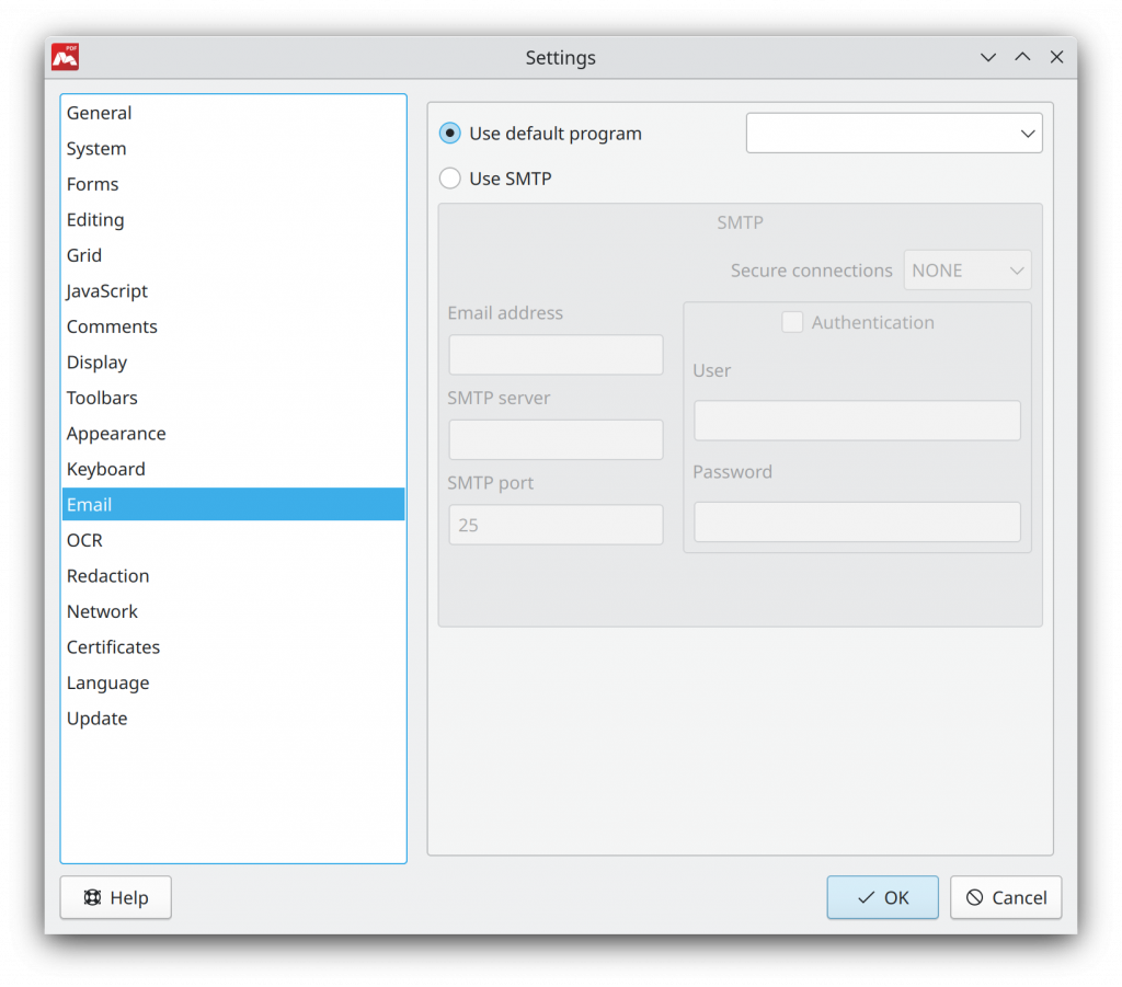 Master PDF Editor - Preferences