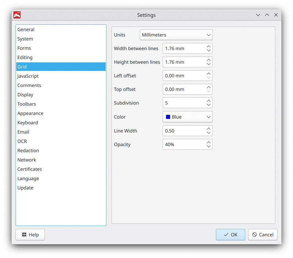 Master PDF Editor - Preferences