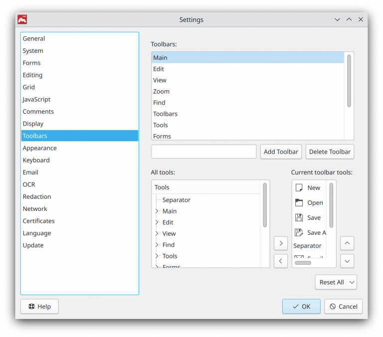 Master PDF Editor - Preferences
