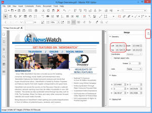 Editing PDF Objects in Master PDF Editor