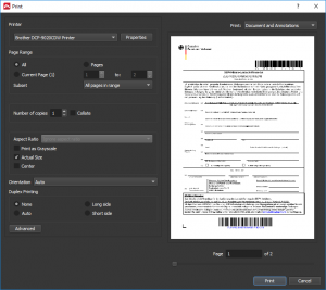Print PDF Files with Master PDF Editor