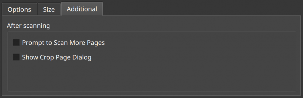 Scanning paper documents into PDF files