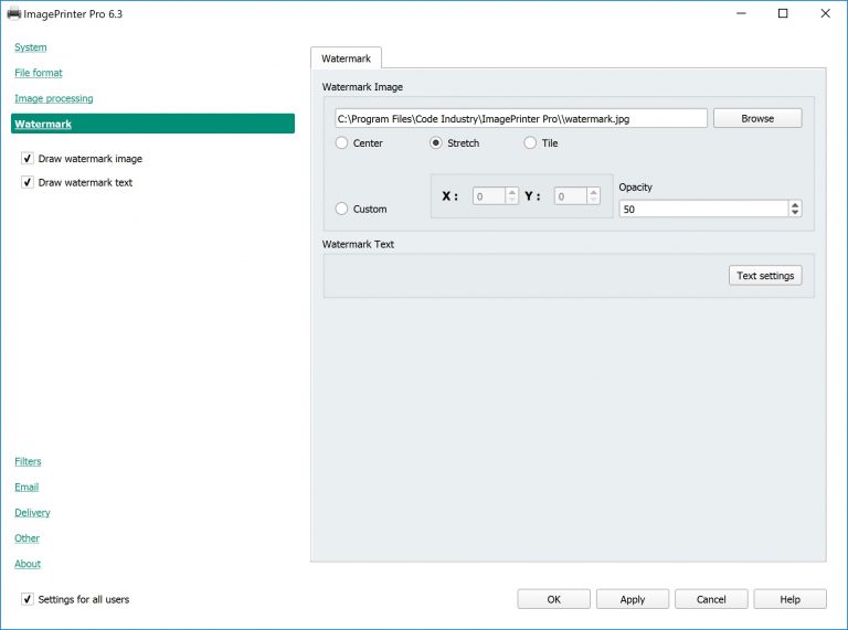 How to Add a Watermark using ImagePrinter Pro