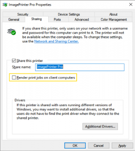 Install a ImagePrinter Pro on Your Home or Office Network.