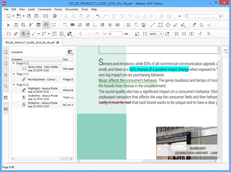 Comment & Mark-Up PDF Files | Master PDF Editor