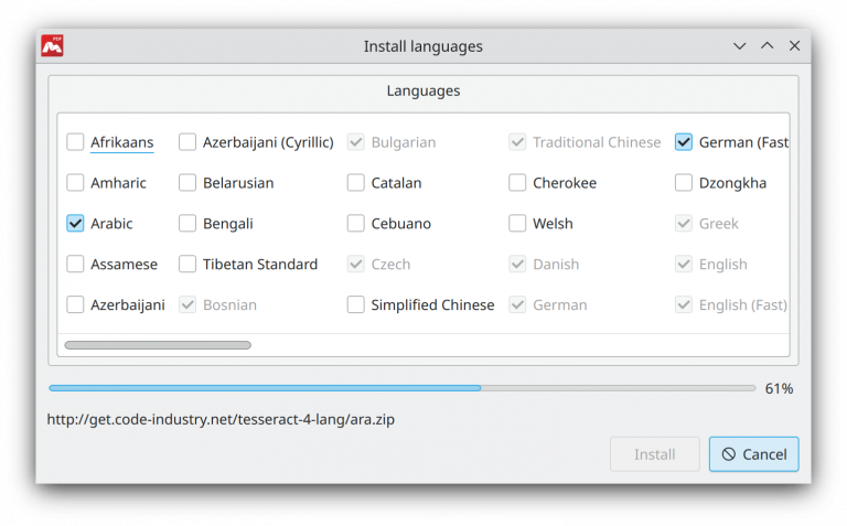 OCR | Optical character recognition in PDF documents