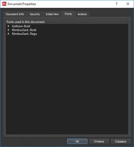 PDF Document Properties