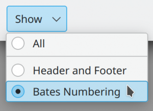 Bates Numbering