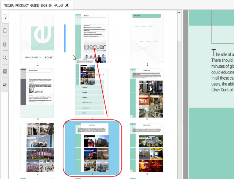 Moving pages of a PDF document - Master PDF Editor Online Manual