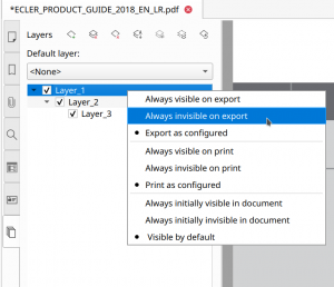 Add and Edit Layers in PDF documents