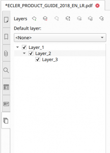 Add and Edit Layers in PDF documents