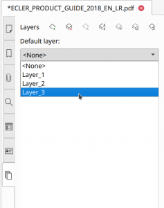 Add and Edit Layers in PDF documents